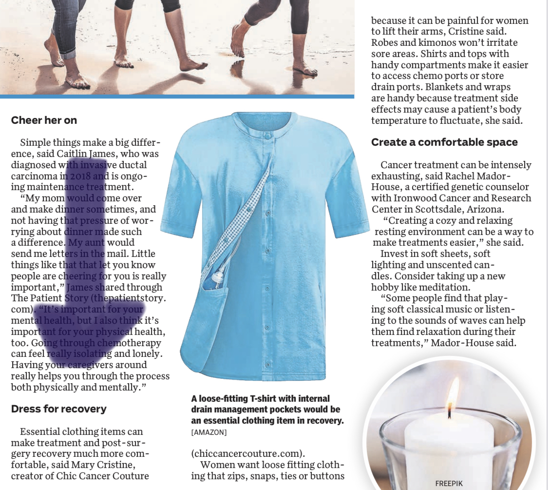 Chic Cancer Couture Clothing, supplies and gifts for breast cancer patients